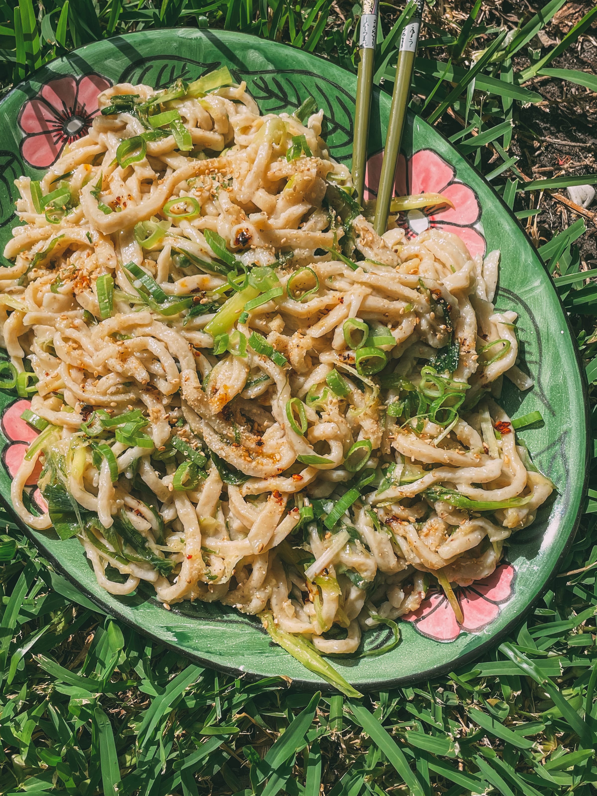 Ginger Scallion Noodles | Vegan & Gluten-Free